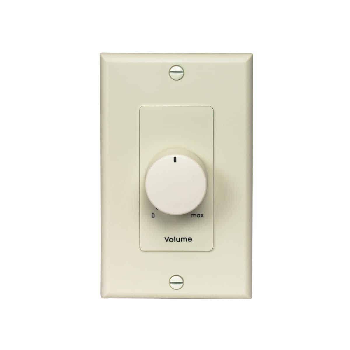 10k ohm Potentiometer with 1-Gang Decorator Wall Plate, Almond | Lowell ...