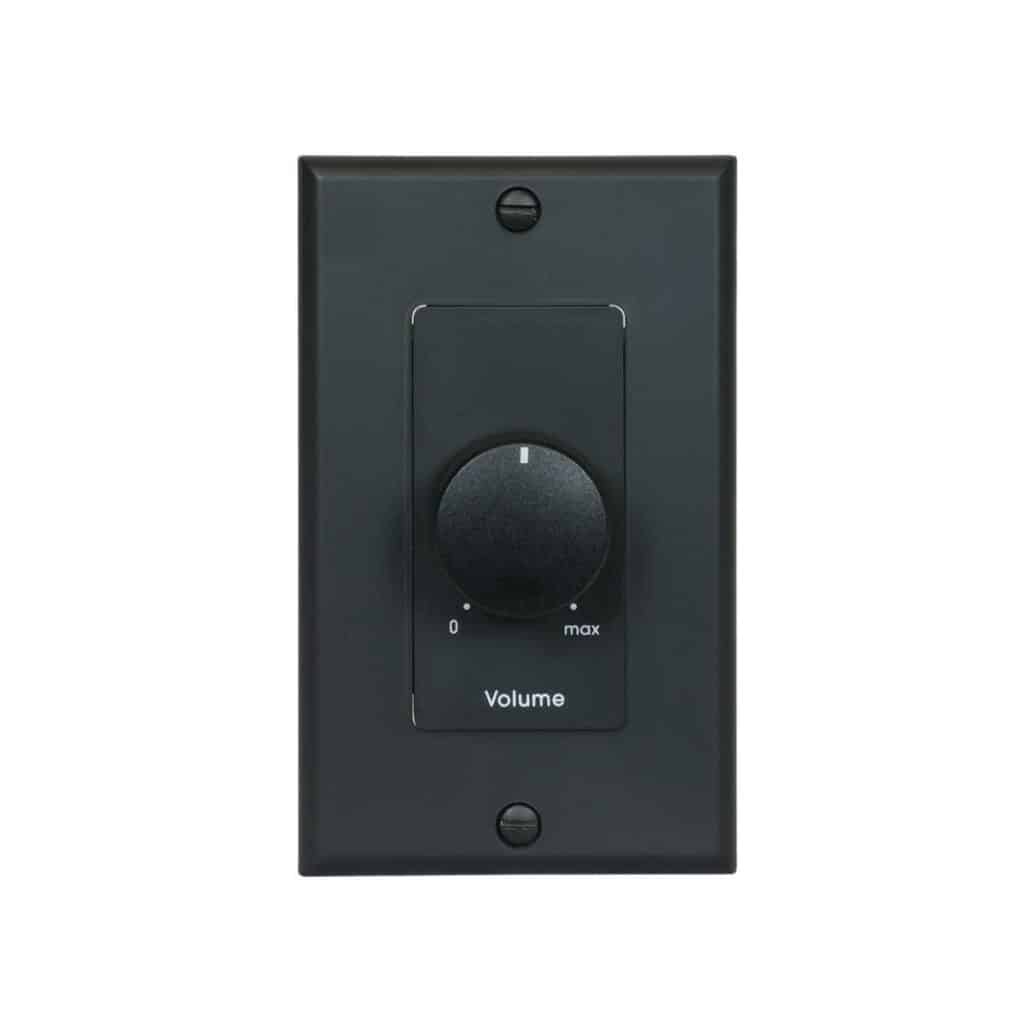 10k ohm Potentiometer with 1-Gang Decorator Wall Plate, Black | Lowell ...
