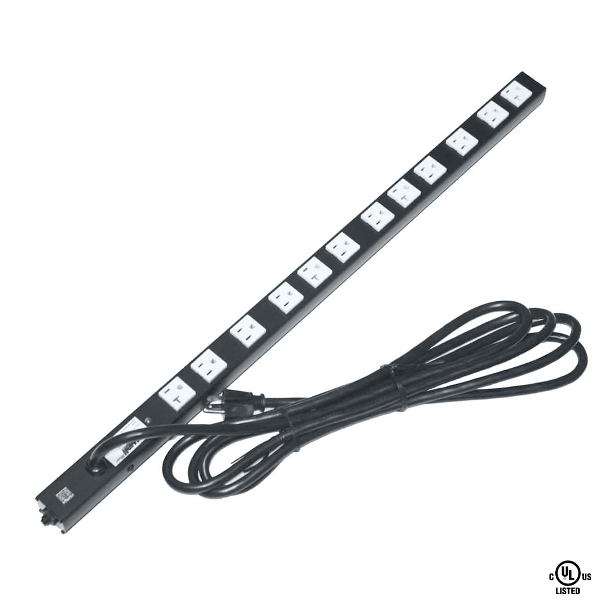 32" Power Strip | 12 (15/20A) Outlets, Surge Suppression