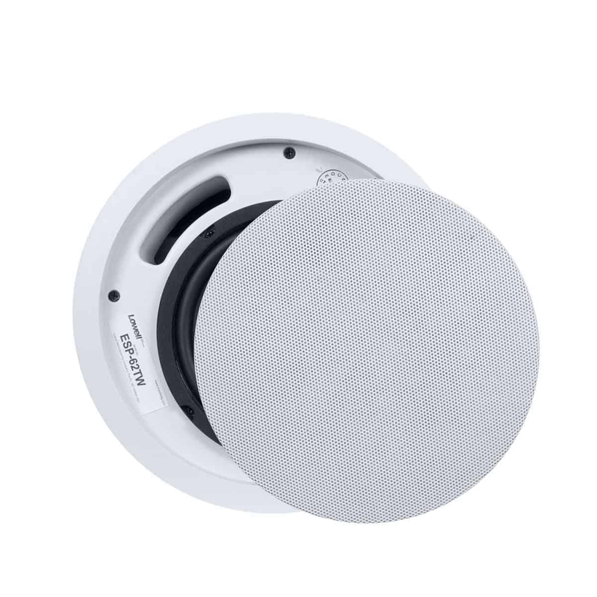 6-1/2 inch Coaxial Pendant Speaker with Xfmr, Grille, Enclosure