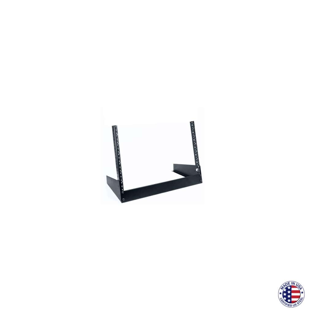 Two Post Desktop Rack | Lowell Mfg.