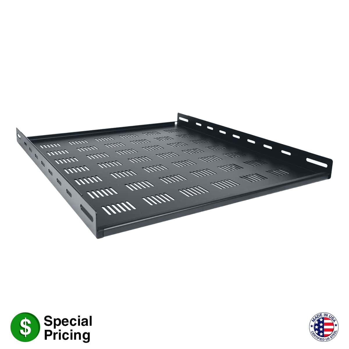 Zero Space Rack Shelf for Slim 19"W Rack | LXR-NS SERIES - CLOSEOUT ...