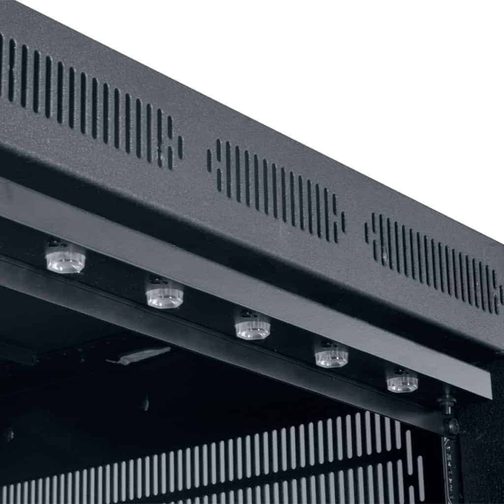 Front/Rear-Mount Rack Panel with LED Lighting | Lowell Manufacturing