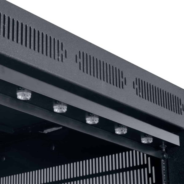 Front/Rear-Mount Rack Panel with LED Lighting | Lowell Manufacturing