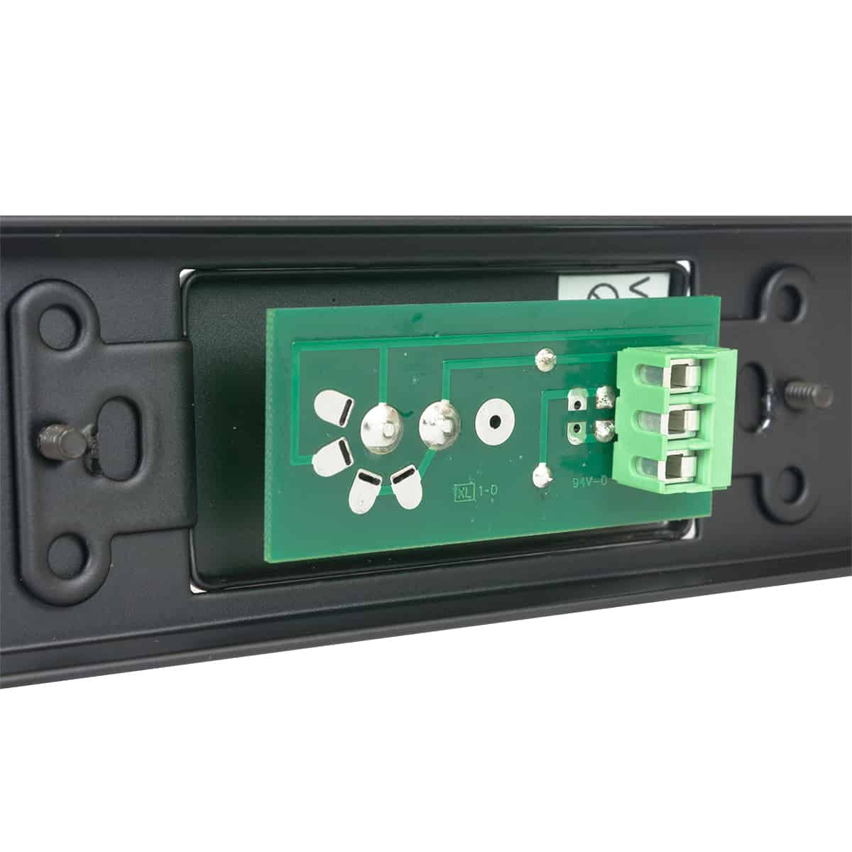 Low Voltage Switch in Rackmount Panel, Momentary Closure