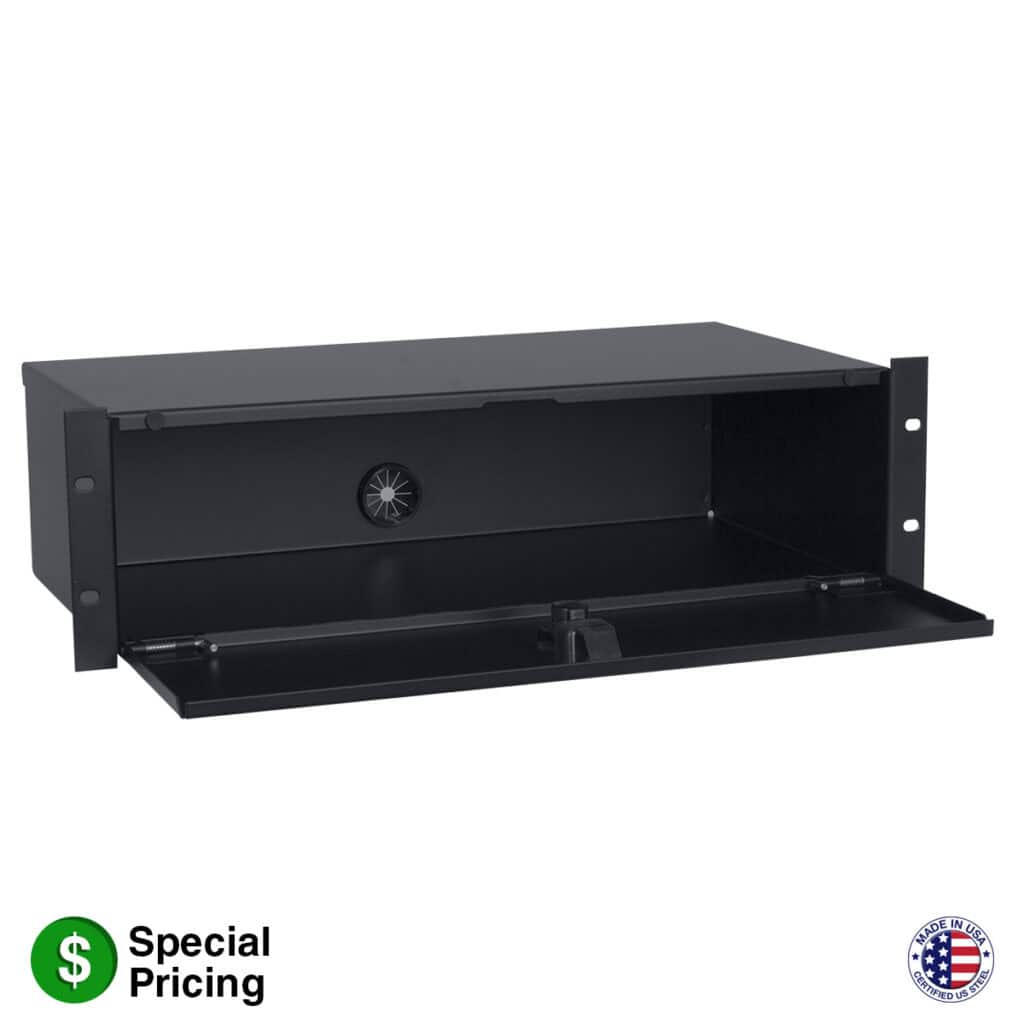 Rack Storage Box with Lock | SBL-39 - CLOSEOUT | Lowell