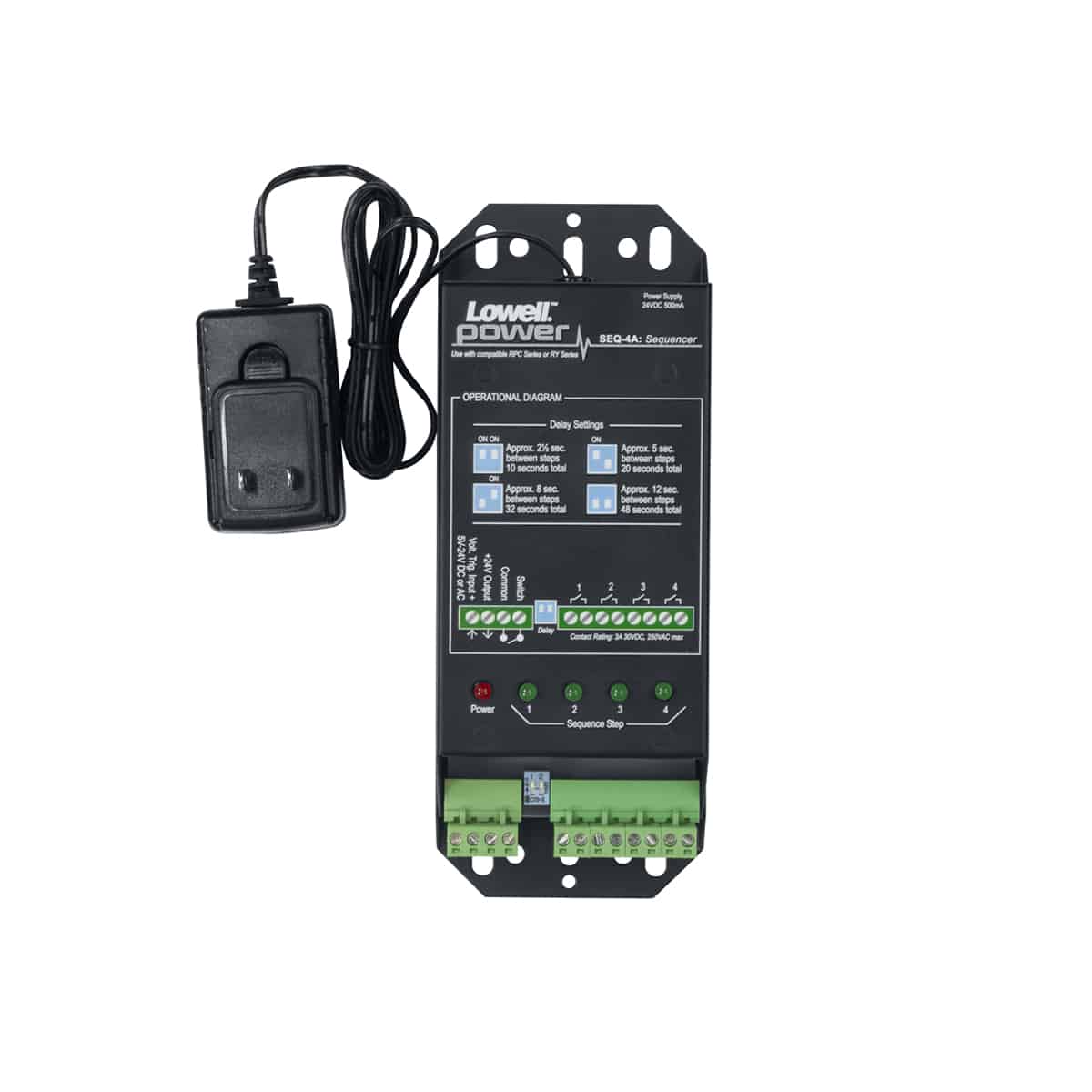 Power Sequencer, 4 Step | Lowell Manufacturing