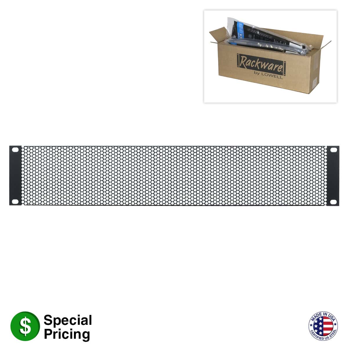 Steel Vent Panel with 63% Open Area | SVPL-2CC - CLOSEOUT | Lowell