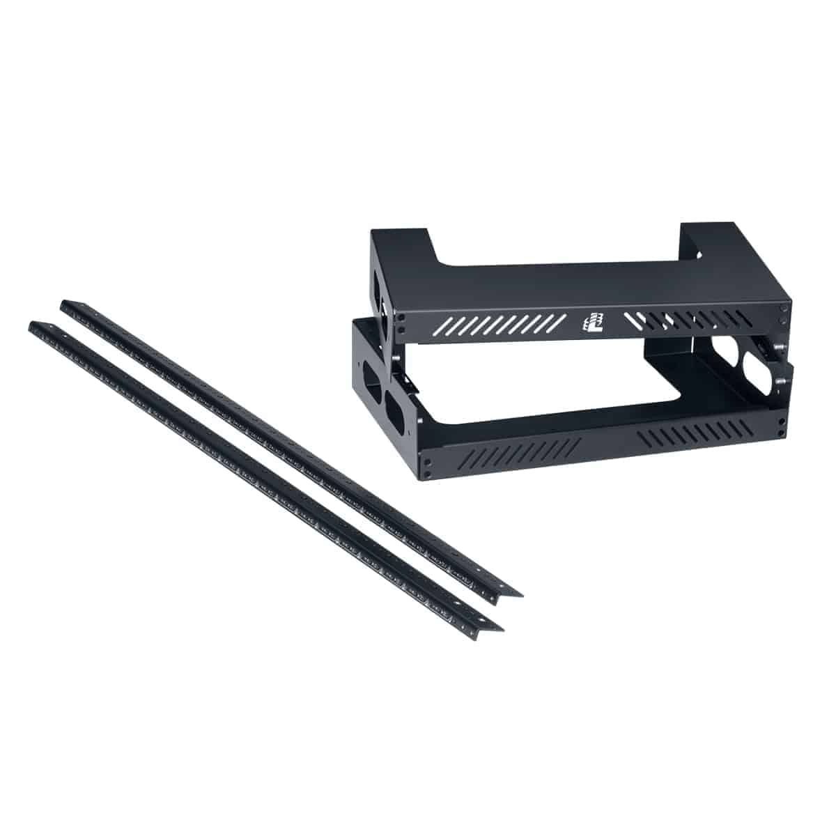 Slim Wall Mount AV Rack | Lowell Mfg.